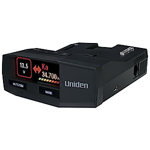 UNIDEN R8 Extreme Long-Range Radar/Laser Detector, Dual-Antennas Front & Rear Detection w/Directional Arrows, Built-in GPS w/Real-Time Alerts, Voice Alerts, Red Light Camera and Speed Camera Alerts