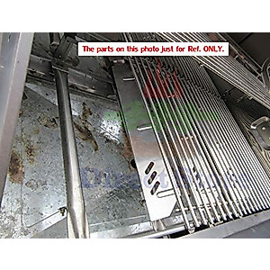 Direct Store Parts Kit DG103 Replacement for Ducane Gas Barbecue Grill 30400040,3200,3400 Grill Burners & Heat Plates (Stainless Steel Burner + Stainless Steel Heat Plate)