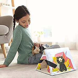 Y-DSIWX Guinea Pig Hideout Cozy Hamster House Cave for Bunny Chinchilla Hedgehog Small Animal Cat Cute