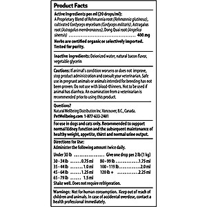 Pet Wellbeing Kidney Support Gold for Dogs and Cats - Vet-Formulated - Supports Healthy Kidney Function - Natural Herbal Supplement 4 oz (118 ml)