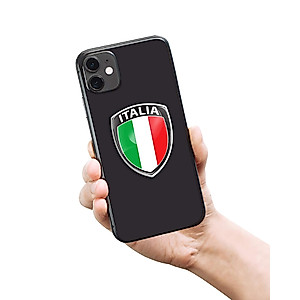 Biomar Labs 2 x 3D Domed Silicone Stickers Decals Car Motorcycle National Italy Italian Flag F 148