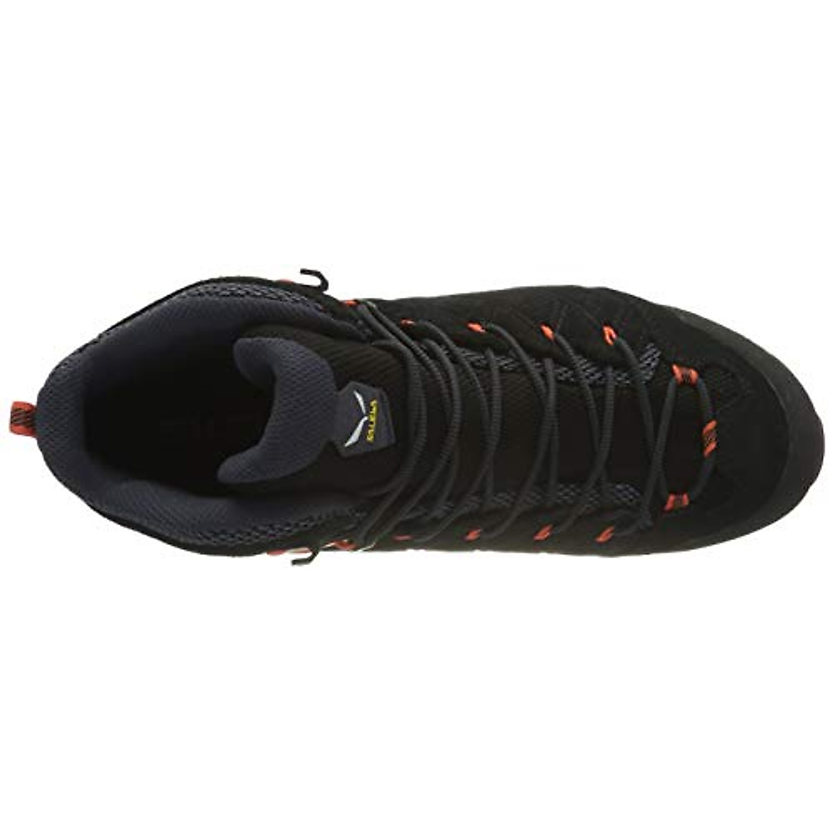 Salewa Men's Alp Mate Mid Waterproof Trekking & Hiking Boot - Black Out/Fluo Orange - 10