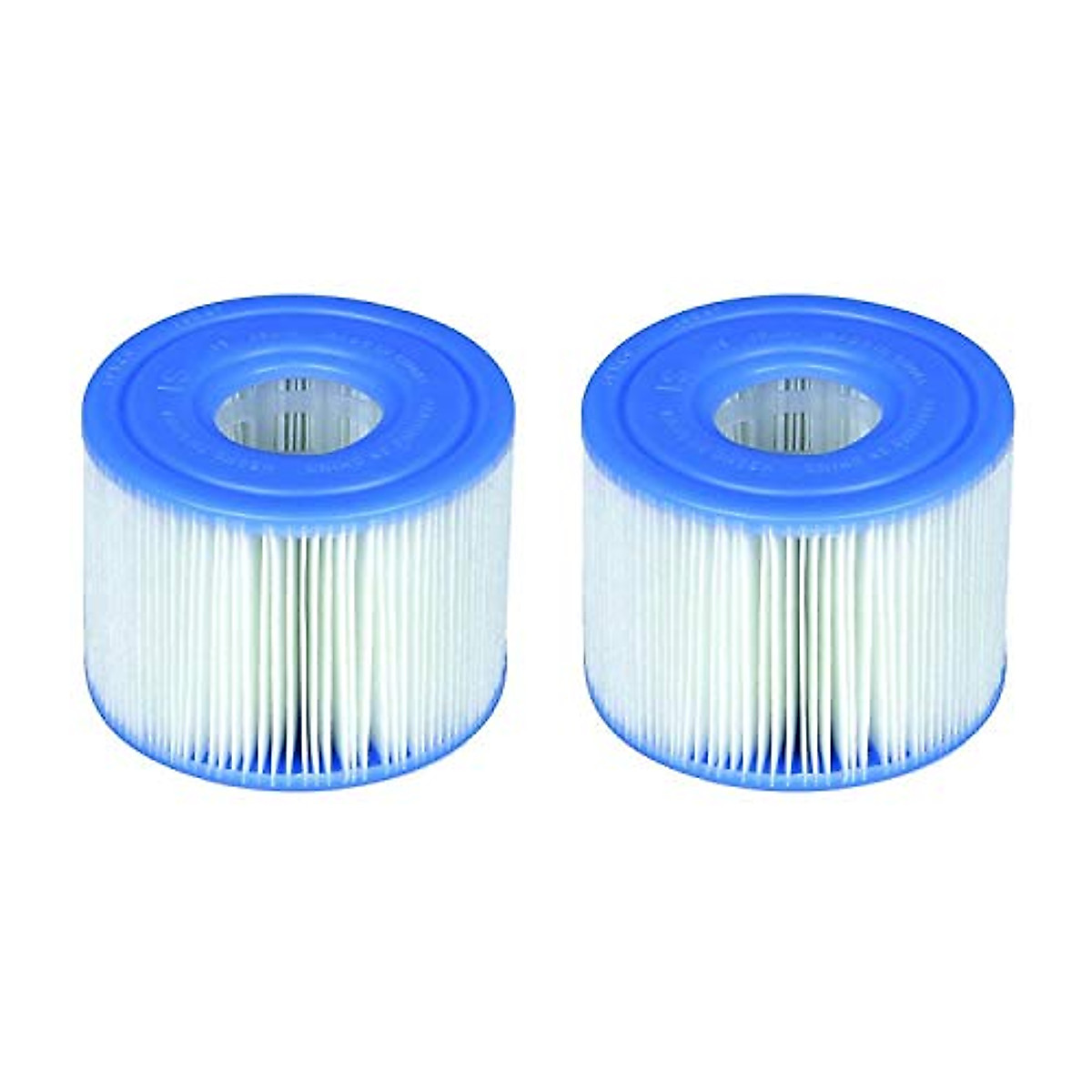 Intex B01HMXBDGM PureSpa Type S1 Easy Set Pool Cartridges (4 Filters) | 29001E, 4 Count (Pack of 1), Blue