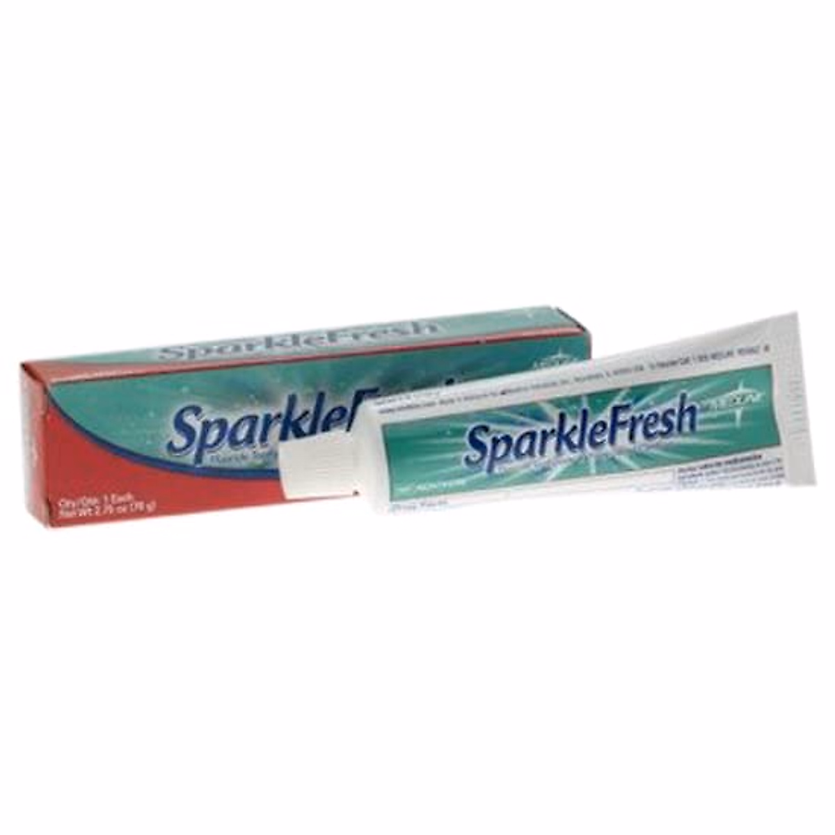 Medline SparkleFresh Fluoride Toothpaste, Mint Flavor, 2.75 oz