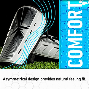 Franklin Sports Soccer Shin Guards for Youth + Adults - Superlight Shin Guards for Men, Women + Kids - (2) Shin Guard Set for Boys + Girls - Medium,White