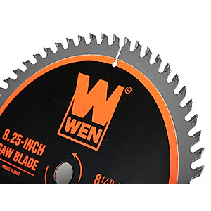 WEN BL0860 8.25-Inch 60-Tooth Fine-Finish Carbide-Tipped Circular Saw Blade