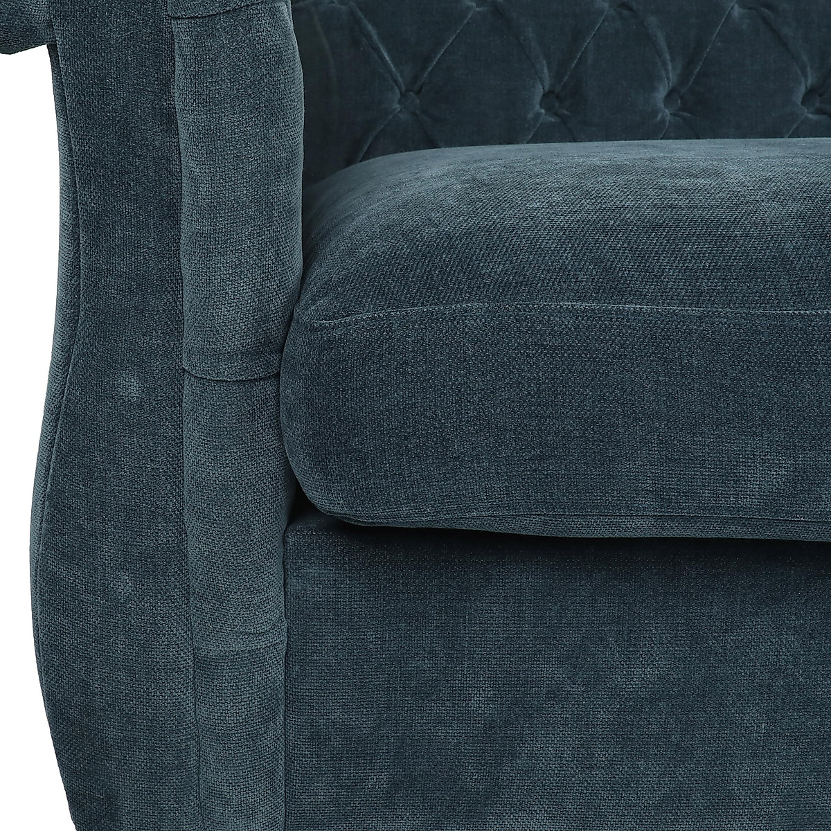 Eafurn Vintage Chesterfield Loveseat Sofa Sleeper Love Seat, Modern Deep Button Tufted Sectional Couch with Rolled Arms and Solid Wood Legs for Living Room Apartment