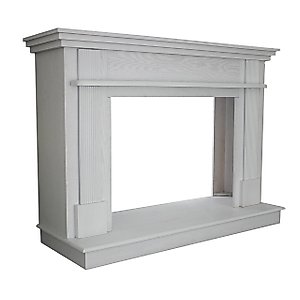Ashley Hearth AG34MK-W White Mantel Kit for AGVF340 Stove