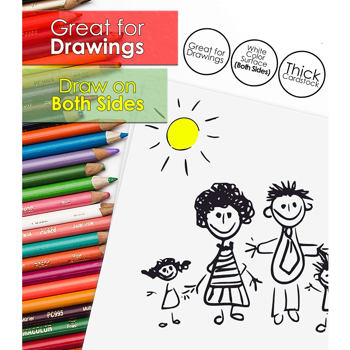 Golden State Art, 11x14 White Backing Board, Backer Boards for Frame, Picture (10 Pack)