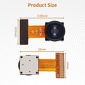 JESSINIE OV2640 Camera Module 200W Pixel Large Wide Angle 140 Degree Monitoring Identification Cam Module 2MP CMOS Mini Camera 24P Connector Support JPEG Output
