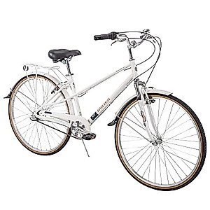 ROYCE UNION RMX 700c Womens 3-Speed Commuter Bike, 17" Aluminum Frame, White