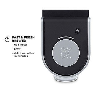 Keurig K-Mini Coffee Maker, Single Serve K-Cup Pod Coffee Brewer, 6 to 12 oz. Brew Sizes, Black