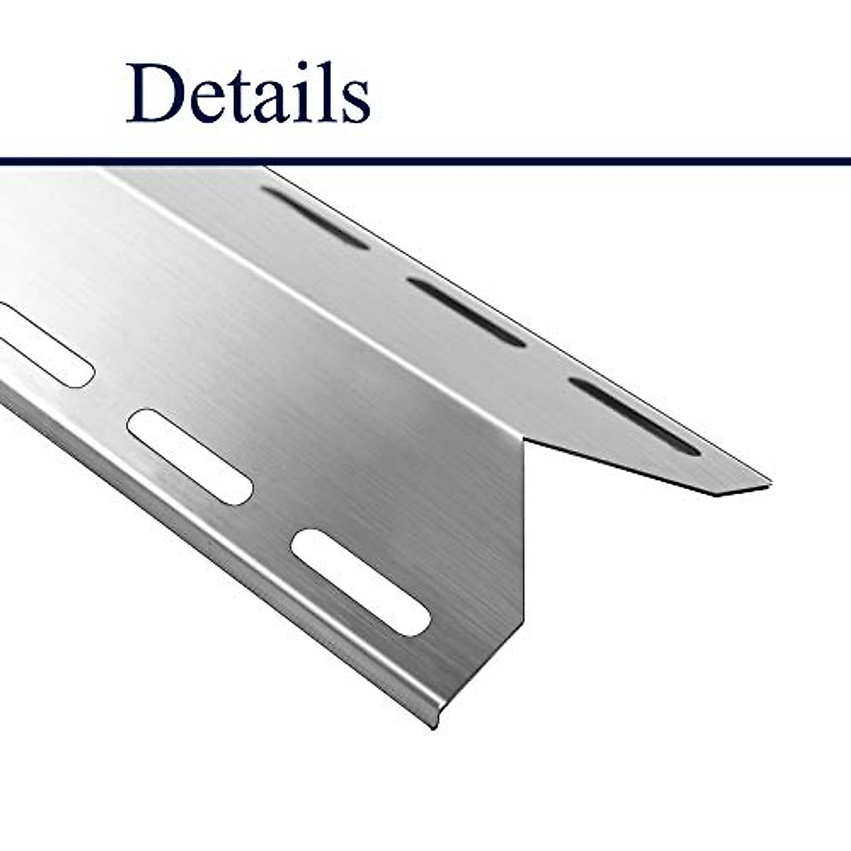 Folocy 17 5/16" Grill Heat Plates Tent Burner Cover BBQ Gas Grill Replacement Parts for Charmglow 720-0234, 720-0289, Nexgrill 720-0234, 720-0289, 720-0335, Kirkland 720-0025, Perfect Flame 720-0335