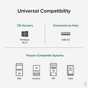 Plugable USB Bluetooth Adapter for PC, Bluetooth 5.0 Dongle Compatible with Windows, Add 7 Devices: Headphones, Speakers, Keyboard, Mouse, Printer and More