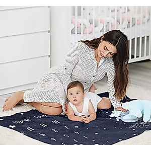 Pavo Baby Milestone Blanket - Baby Monthly Milestone Blanket for Boys Girls - Sleeping Elephant Twinkle Little Star - Neutral First Year Growth Months Chart - Premium Shower Gifts for Newborn 60"x40"