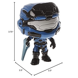 Funko POP Games: Halo Infinite - Mark V [B] with Blue Energy Sword with Chase, Multicolor, (59336)