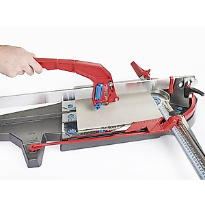 Montolit Masterpiuma 75P5 Power 5 Ergonomic Manual Tile Cutter 29" (75cm) Cutting Tool For Tough and Delicate Large Format Glass and Ceramic Tiles for Floor and Wall Tile Installation