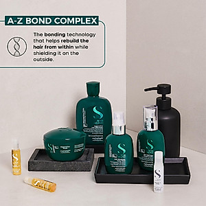 Alfaparf Milano Semi Di Lino Reconstruction Reparative SOS Emergency Oil - Hair Breakage Treatment for Strengthening, Smoothing & Repairing Damaged Hair - Hydrating Hair Oil - Vegan (6 Vials/2.64 oz)