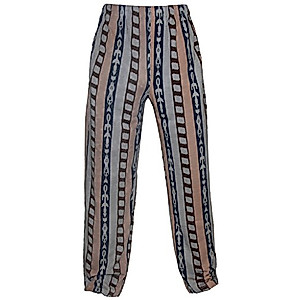 Costume Agent The Dude Lebowski Movie Character Pajama Pants Halloween Costume Cosplay Multicolor
