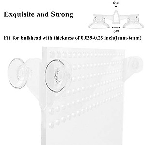 JZMYXA Aquarium Fish Tank Divider Suction Cup, 4 Pieces