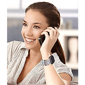 Watch Band Charms for Apple Smart Watch for Women Decorative Ring Loops 38mm 40mm 41mm 42mm 44mm 45mm Compatible with iWatch Series 7 6 5 4 3 2 1 SmartWatch Band Accessories Diamond Jewelry(No Watch Band) (cartoon cute mouse)