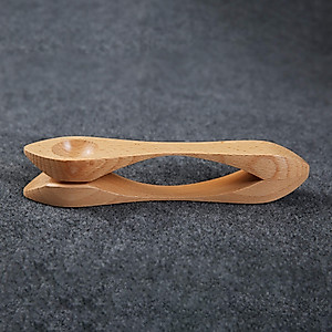Musical Spoons Folk Percussion Instrument, Natural Wood Sound