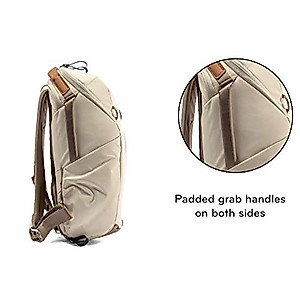 Peak Design Everyday Backpack Zip 15L Bone, Carry-on Backpack with Laptop Sleeve (BEDBZ-15-BO-2)