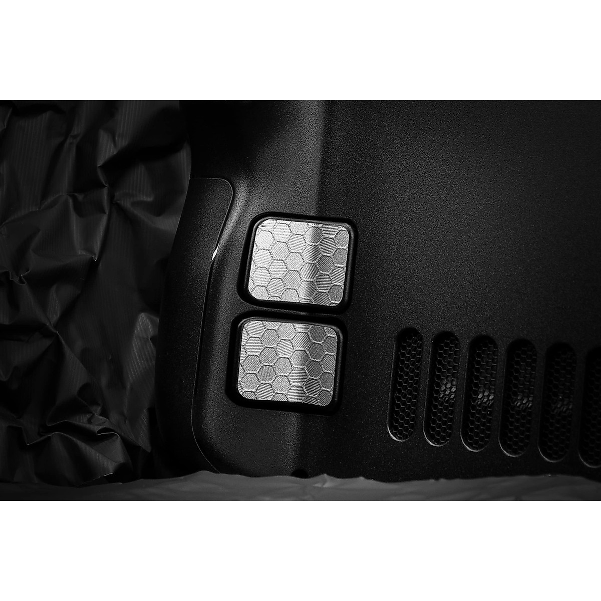 TouchProtect Steam Deck Grip Kit - Front touchpad and back button skin set. Steam Deck accessory bundle. (Hex Silver)