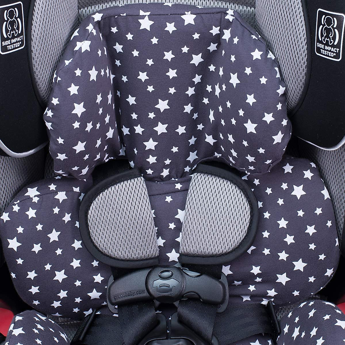 JYOKO Kids Cover Liner Made Cottton for car seat Compatible with Reducer Graco 4Ever (Winter Sky)