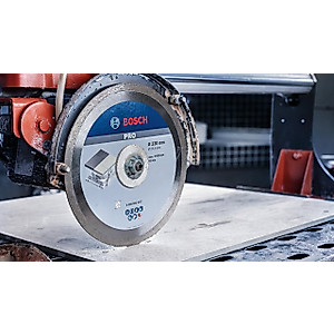 Bosch 2608602638 Diamond Cutting Disc Best for Ceramic, 250mm Ø, 30/25.40mm x 2.4mm x 10mm, Silver/Grey
