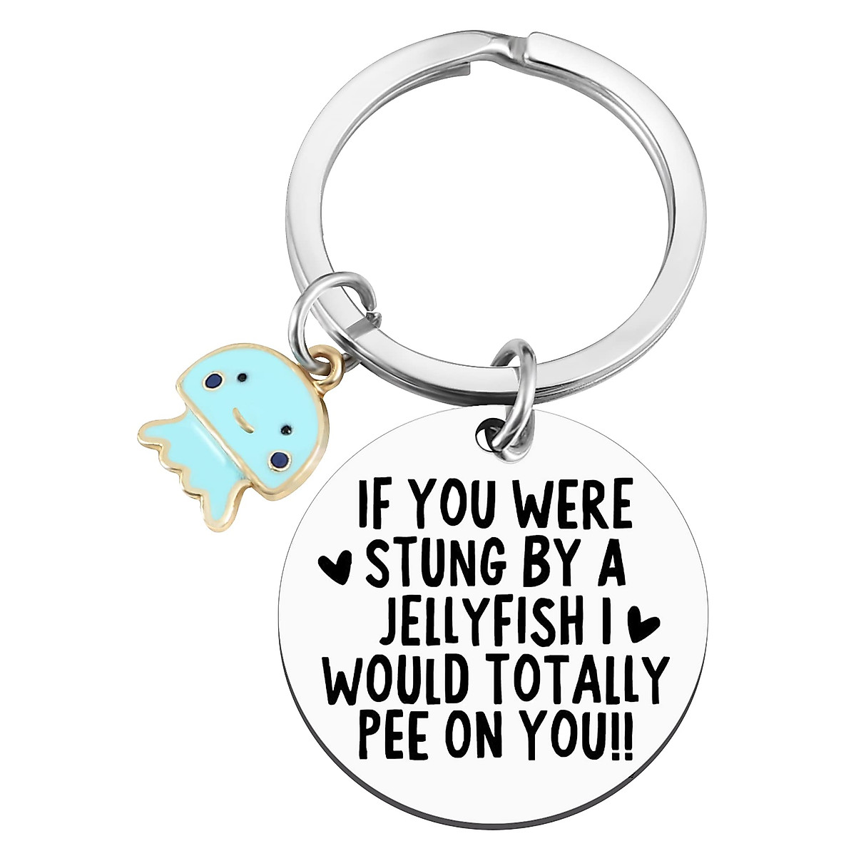 Qibote Friendship Gifts for Women Best Friend Keychain for Women Funny Friend Gifts For Women Girl Birthday Christmas (Blue)