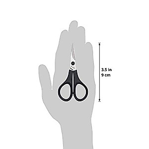 Beaditive Lightweight Sewing and Embroidery Scissors Set (2 PC) | Sewing, Embroidery, Paper Cutting, Crafting | Stainless Steel | Protective Cover (3.5 in)