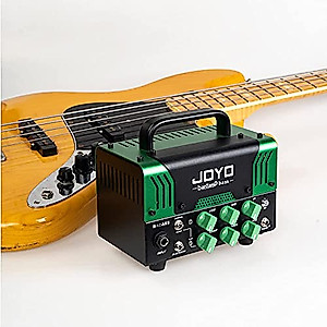 JOYO Badass Bass Mini Amp Head 50 Watt Preamp Hybrid Tube Power Amplifier (No Sound, Requires Extra Speaker & Headphone)