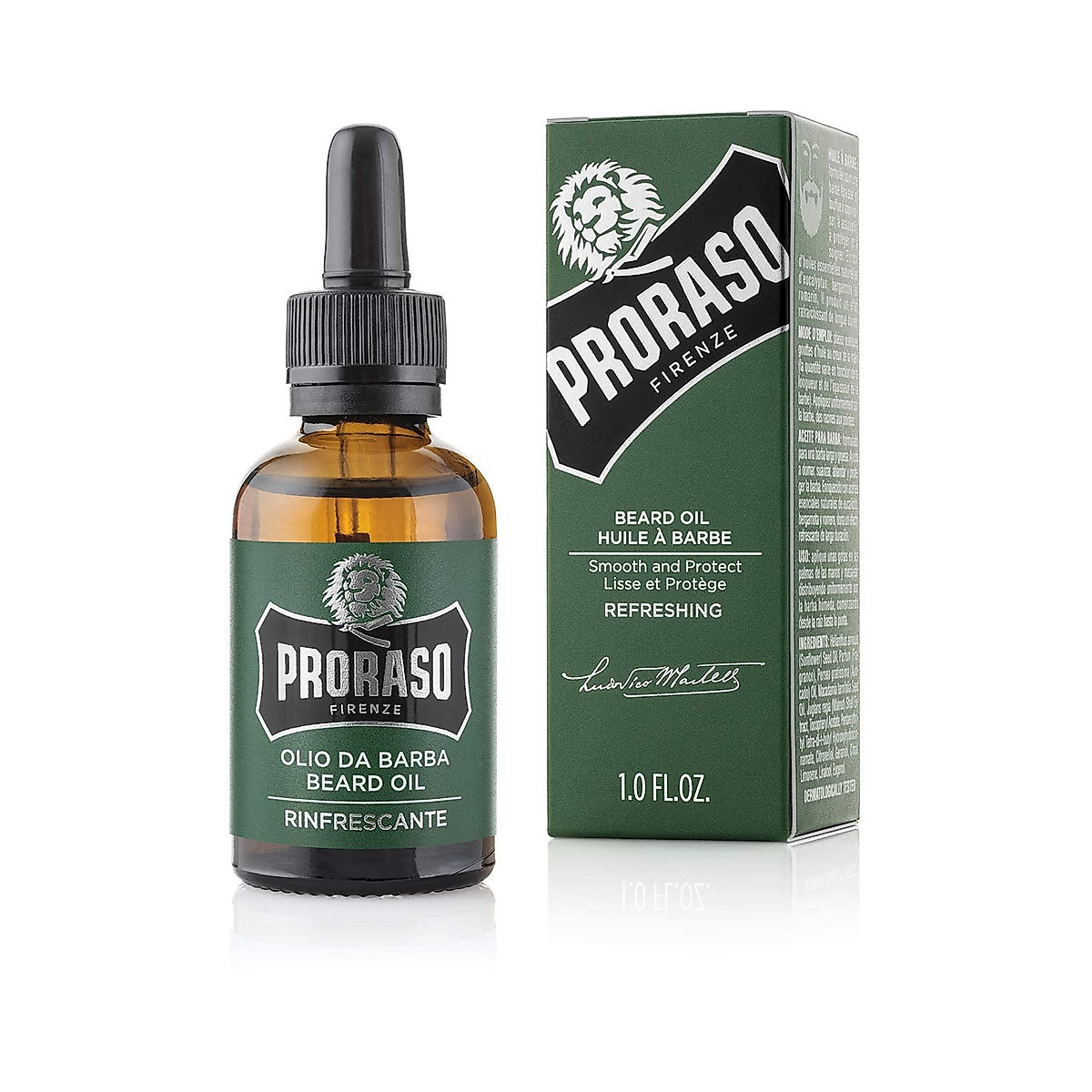 Proraso Beard Oil for Men to Tame, Smooth and Condition Beard Hair - Refreshing,1 Fl Oz (Pack of 1)