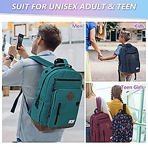 VX VONXURY Backpack for Men Women,Lightweight Bookbag with Mulitiple Pockets,Classical Water Resistant Travel Backpack