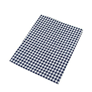 7pcs Dark Blue 19.7" x 19.7" Cotton Sewing Fabric Bundles, Pre-Cut Quilt Squares for DIY Crafting Patchwork