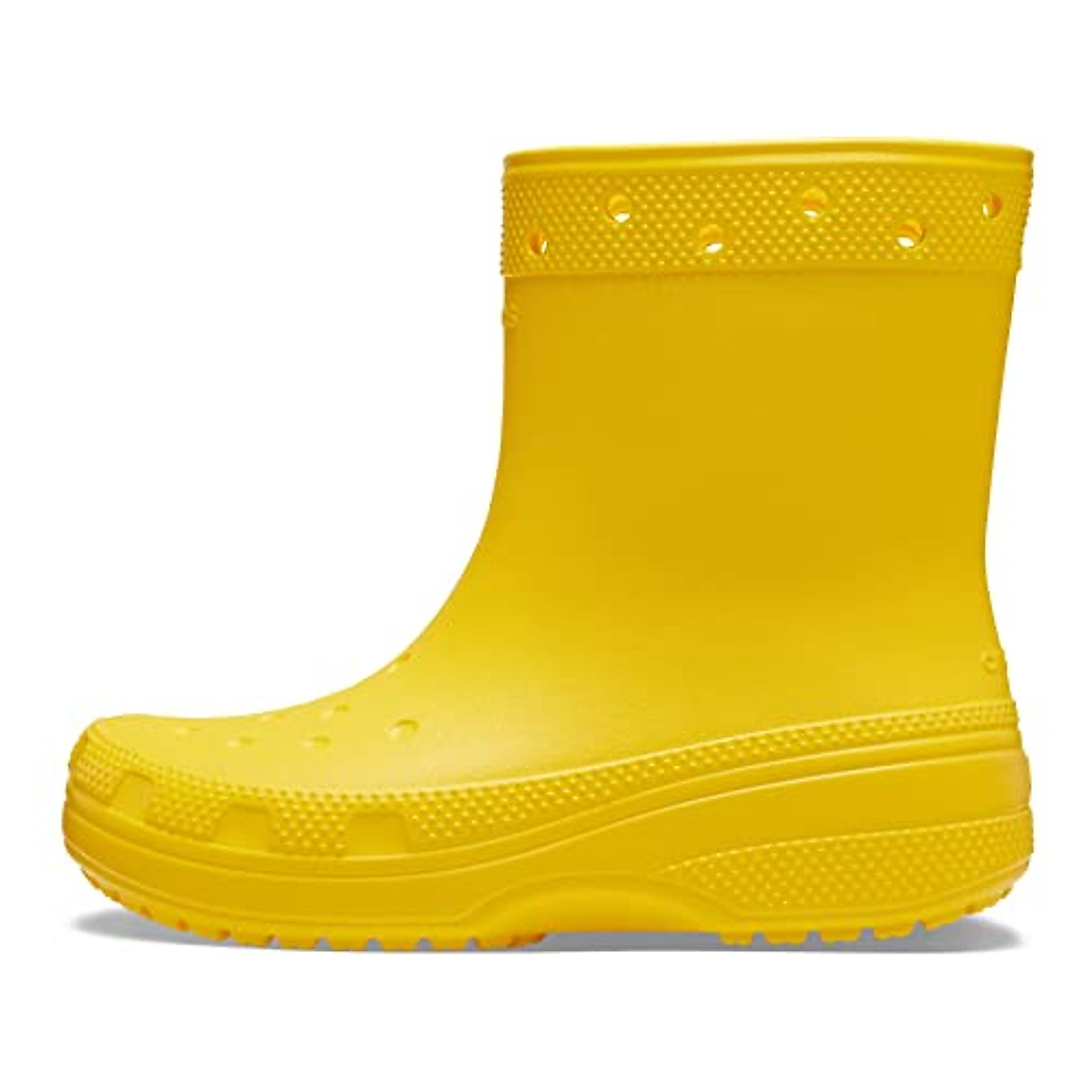 Crocs Unisex Classic Rain Boots, Sunflower, Numeric_7 US Men