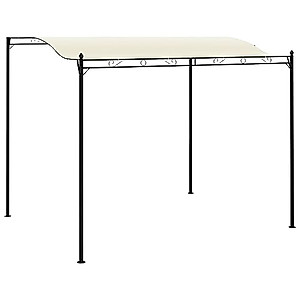 Gazebo Fabric,Camping Gazebo,Deck Gazebo,Outdoor Canopy,Garden Gazebo,Fruit Stand Gazebo,Patio Gazebo,Hardtop Gazebo,for Barbeque, Patio,Deck,Garden Party,Cream White