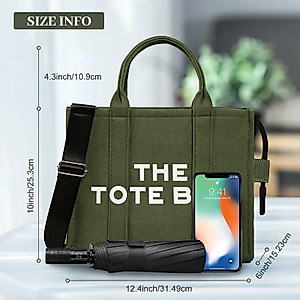 Ocebay The Medium Tote Bag for Women or Men - The Popular of Classic Elements for Years to Come (Medium, Green)