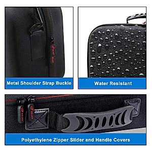 BEJOY Travel Storage Carrying Case for Oculus Quest 2, Oculus Quest All-in-one VR Gaming Headset and Controllers Accessories Travel Protective Bag, Shoulder Strap Storage Bag (Black)