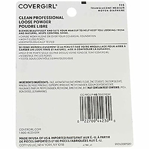 Cover Girl 44230 115tranmd Transluscent Medium Professional Loose Powder