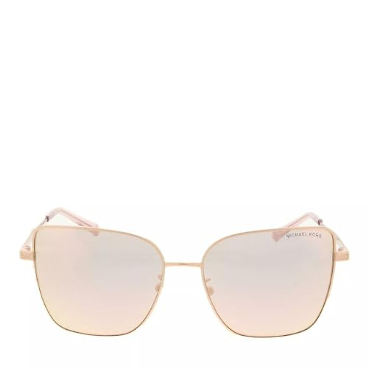 Michael Kors Woman Sunglasses Rose Gold Frame, Rose Gold Mirror Lenses, 57MM