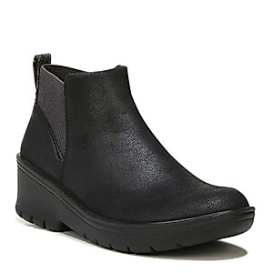 BZees Women's Boston Ankle Boot, Black, 8.5