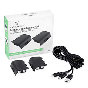 Wasserstein 700mAh Controller Battery Packs Compatible with Microsoft Xbox Wireless Controller 2020 Model (Xbox Series X, Xbox Series S, & Xbox One) - Make Your Gaming Experience Convenient