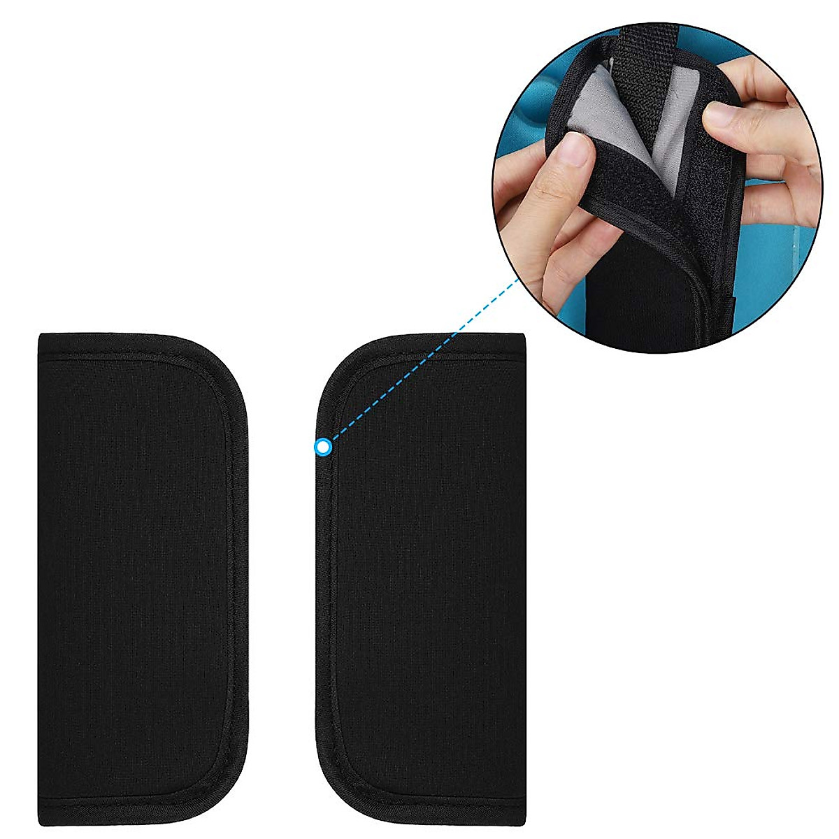 Accmor Car Seat Straps Shoulder Pads Suit, Stroller Belt Covers for Baby Kids,Car Seat Strap Covers for Car Seats, Pushchair, Stroller Belts