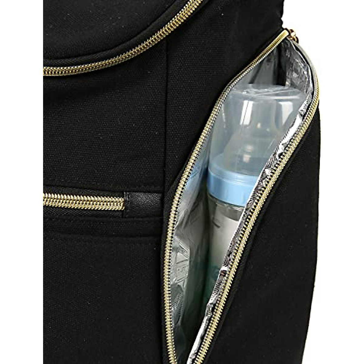 Dabney Lee Unisex Baby Fiona Backpack Diaper Bag, Black