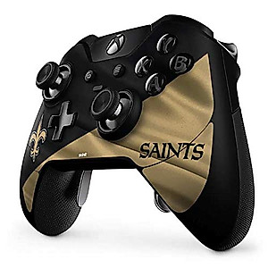 Skinit Decal Gaming Skin Compatible with Xbox One Elite Controller - Officially Licensed NFL New Orleans Saints Design
