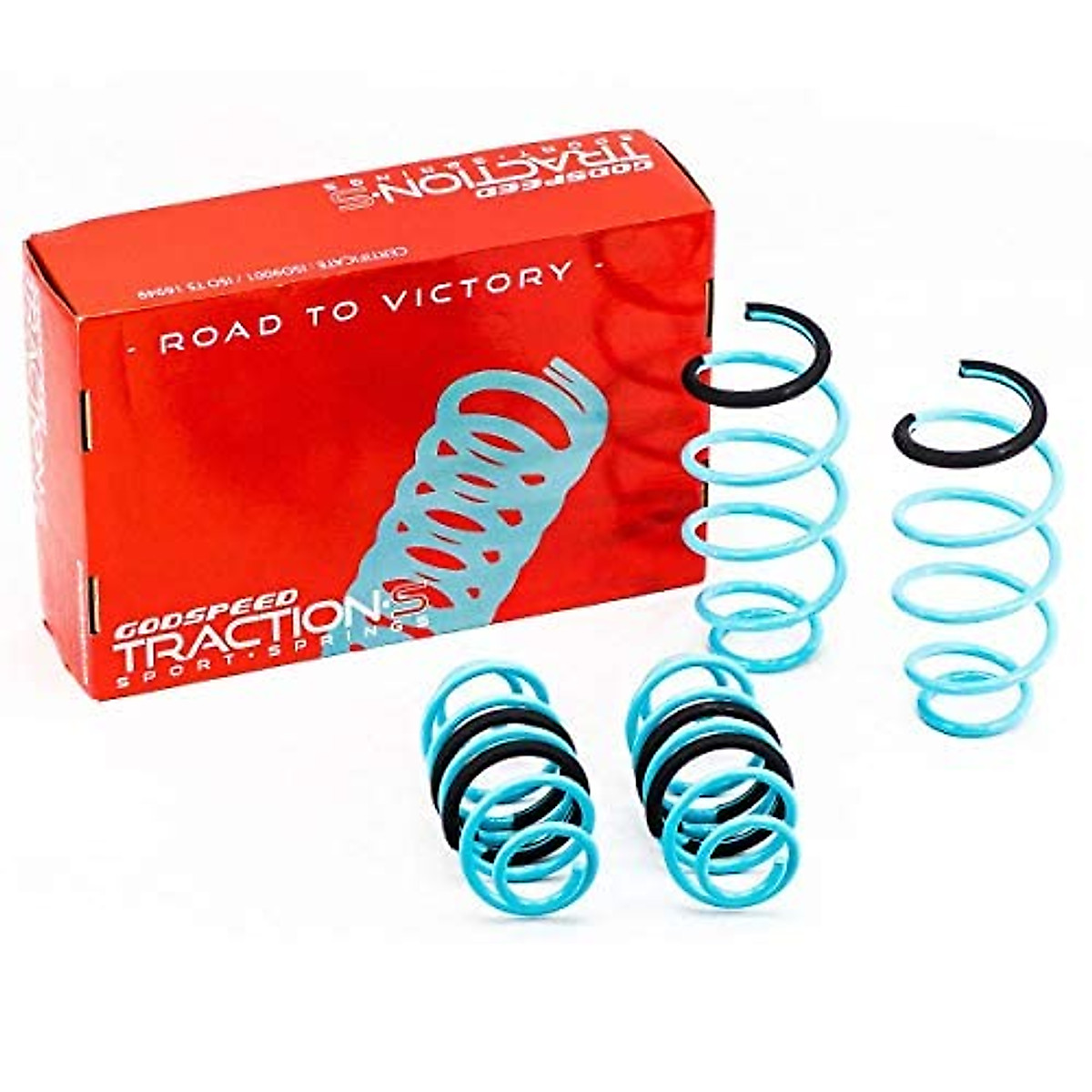 Compatible With/Replacement For Brightt GSP-RDV-368 Godspeed LS-TS-CT-0001 Traction-S Performance Lowering Springs For Sonic (T300) 2012-2021