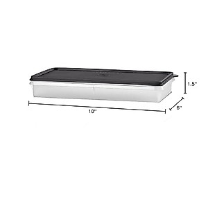 New Tupperware Tupperware Snack Stor Jr Cold Cut Bacon Container Keeper in Black Seal