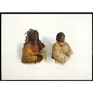 Mehkskeme-Sukahs. Blackfoot-chief. Tßtsicki Stomick. Piδkann Chief